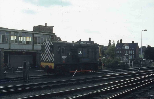 ORIGINAL 35MM BR CLASS 08 LOCO SLIDE 08407 ipswich nov 1983 £0.99 ...
