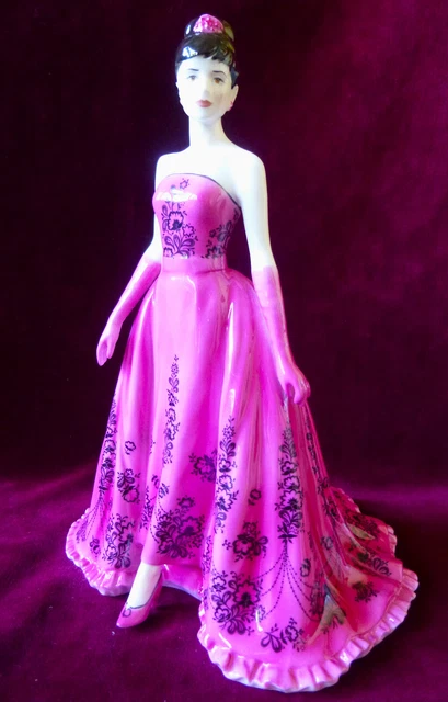 ROYAL WORCESTER FIGURE Of Audrey Hepbum Ltd To 12500 Cw No' 518 33.5 ...
