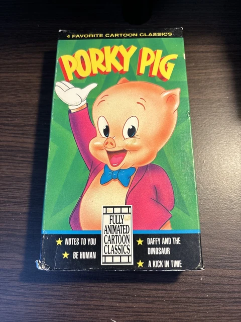 PORKY PIG: 4 Favorite Cartoon Classics (1989) VHS - Fully Animated - Daffy Duck £6.31 - PicClick UK