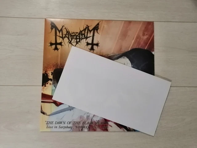 MAYHEM - DAWN Of The Black Hearts LP (Limited to 300 copies) EUR 88,00 ...