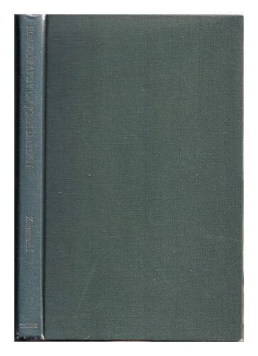 ZAMONSKI, JOHN ALEXANDER An annotated bibliography of John Dryden ...