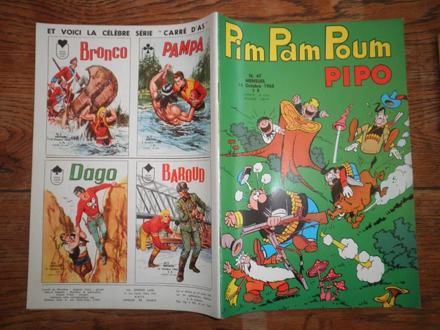 PIM PAM POUM pipo n°47 de 1965 TTBE EUR 8,00 - PicClick FR