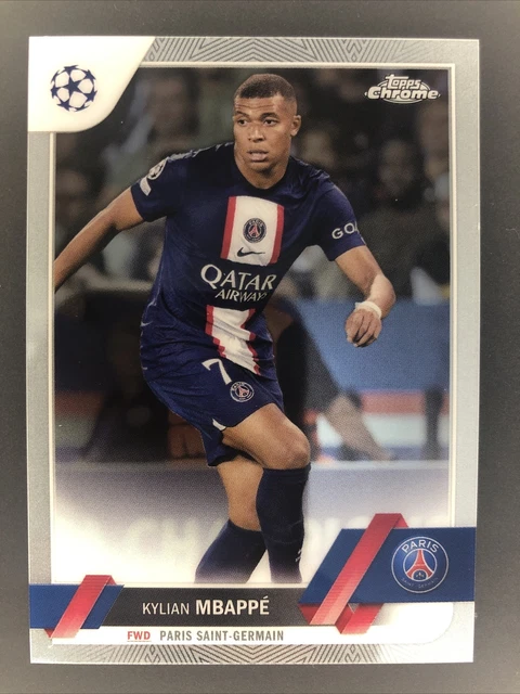 KYLIAN MBAPPE 2023 Topps Chrome UEFA Champions League Card Paris Saint-Germain EUR 0,76 ...