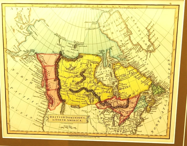 1814 STEEL ENGRAVED British Dominion map Of Canada $299.35 - PicClick CA