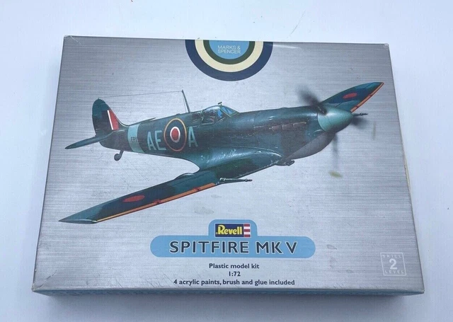 REVELL SUPERMARINE SPITFIRE Mk V 1/72 model kit Marks Spencers NO ...