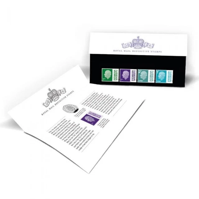 THE 2022 KING Charles III Definitives Presentation Pack Stamp Set RM UK ...