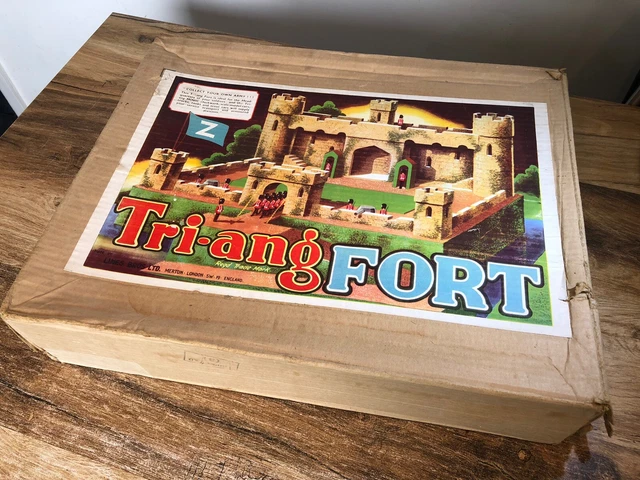 TRI-ANG VINTAGECASTLE TOY Fort Lines Bros Made England New In Original ...