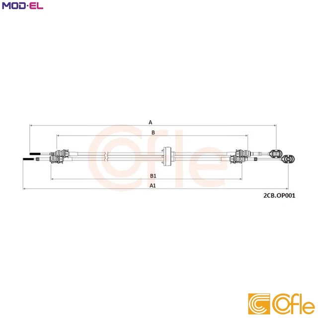 CABLE PULL MANUAL Transmission 92.2Cb.op001 For Opel Zafira/Mpv Astra/G ...