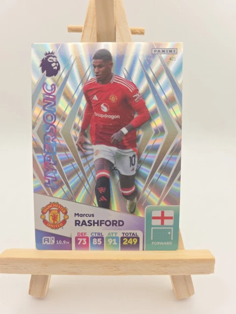 PANINI ADRENALYN XL Hypersonic Marcus Rashford 2024/25 Man Utd No 421 £ ...