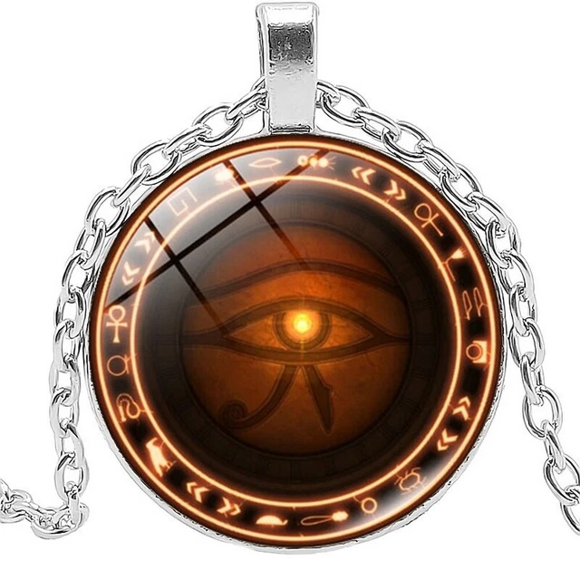 COLLIER PENDENTIF SYMBOLE égypte Oeil Horus oudjat. EUR 11,97 - PicClick FR