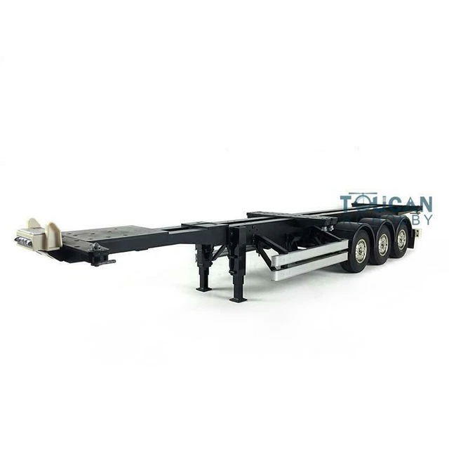 SEMI TRAILER 40FT Chassis für TAMIYA 1/14 Skala DIY Auto Modell Traktor ...