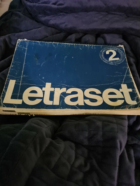 VINTAGE LETRASET GRAPHICS Art System 1979 n 2 letter numbers ...
