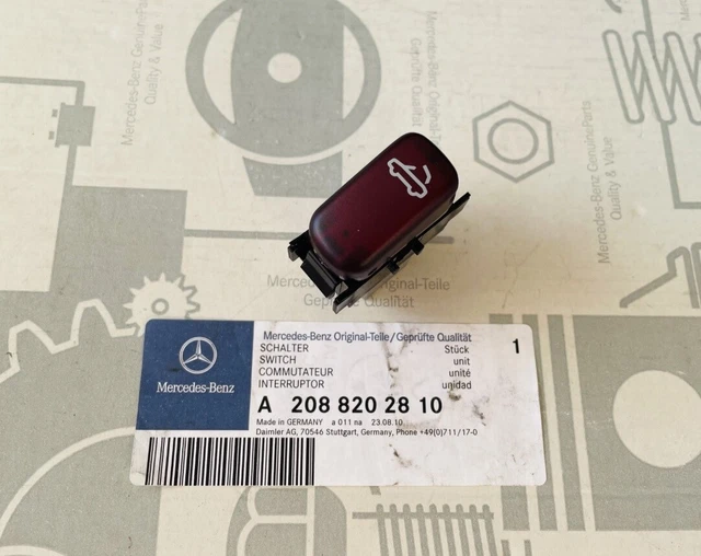 /796/ ORIGINAL MERCEDES-BENZ Interrupteur Capot W208 A208 CLK ...
