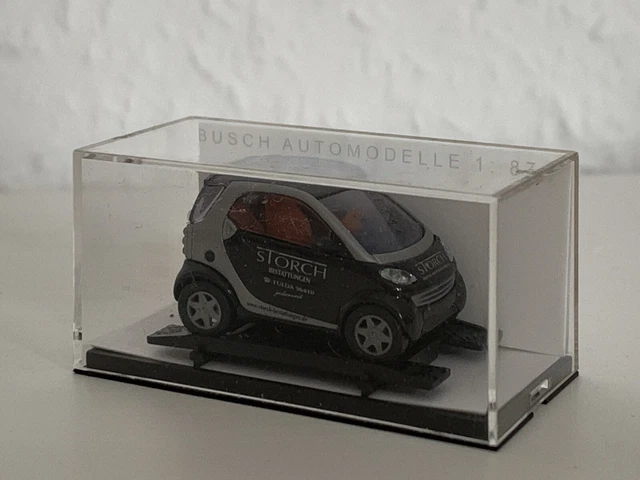 1/87 SMART CITY Coupé "Storch Bestattungen" - Busch 48950 - OVP EUR 9 ...
