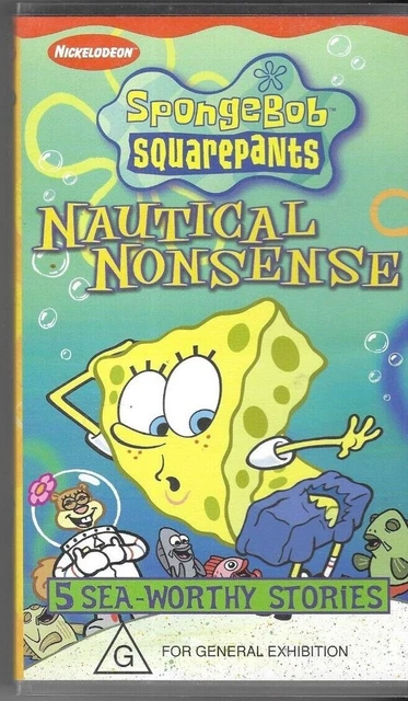 SPONGEBOB SQUAREPANTS : Nautical Nonsense (Vhs Video Tape) BRAND NEW ...