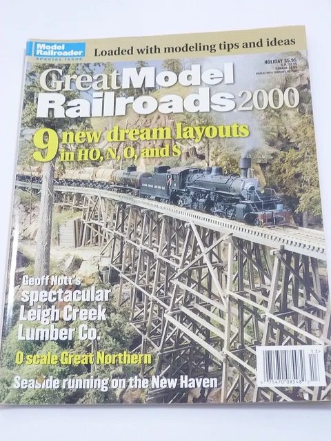 GREAT MODEL RAILROADS 2000. Model Railroader Magazine Annual. 98 pages. $8.00 - PicClick AU