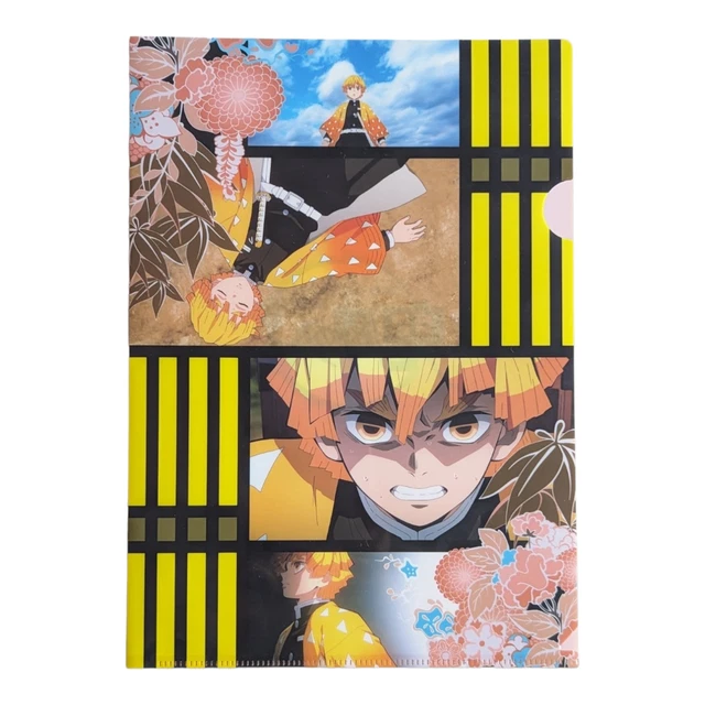 DEMON SLAYER: KIMETSU no Yaiba Zenitsu Agatsuma A4 Clear File Animate ...