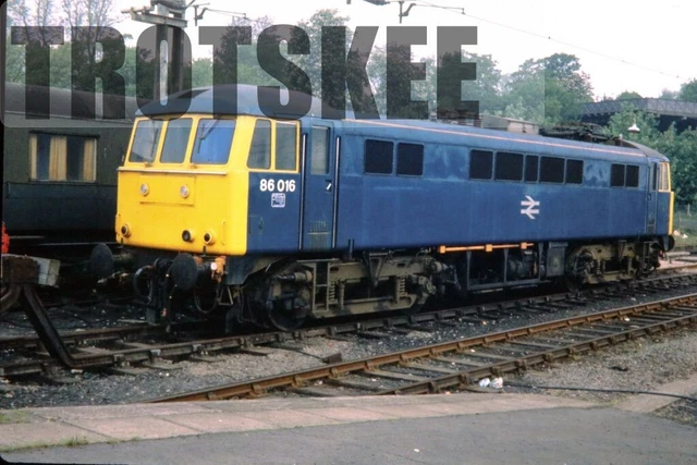 35MM SLIDE BR British Railways Electric Loco Class 86 86016 Bletchley ...
