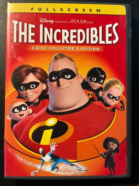 THE INCREDIBLES (DVD, 2-Disc Set, Full Screen *Or Widescreen Collectors ...