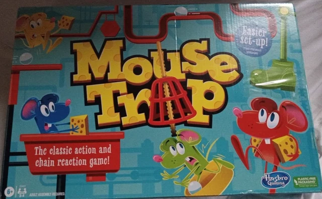 HASBRO GAMING MOUSE Trap Board Game for Kids "BOX OPEN" MAY BE PART ...
