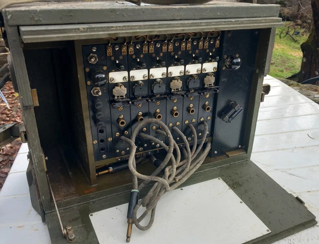 CENTRAL TÉLÉPHONIQUE DE campagne US WW2 switchboard BD-71 EUR 200,00 ...