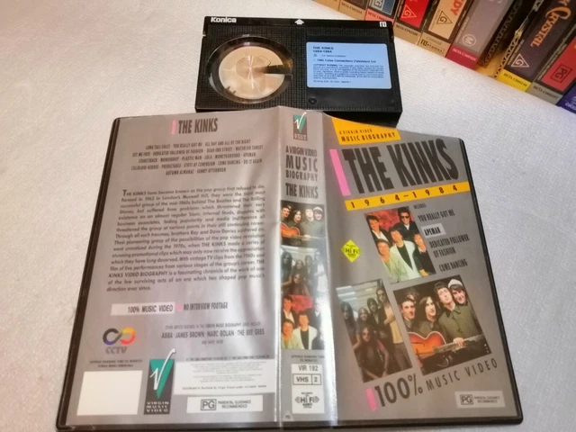 THE KINKS 1964 -1984 BIOGRAPHY - RARE 1985 Original Australian Betamax ...