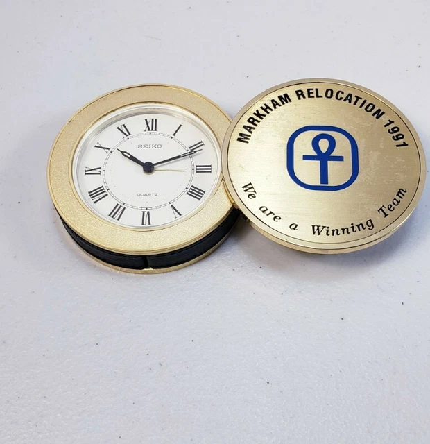 VINTAGE SEIKO QUARTZ Desktop Alarm Clock 1991 No Batteries $39.95 ...