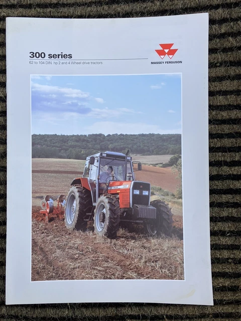 MASSEY FERGUSON 300 SERIES TRACTOR BROCHURE SALES LEAFLET 90s CLASSIC ...