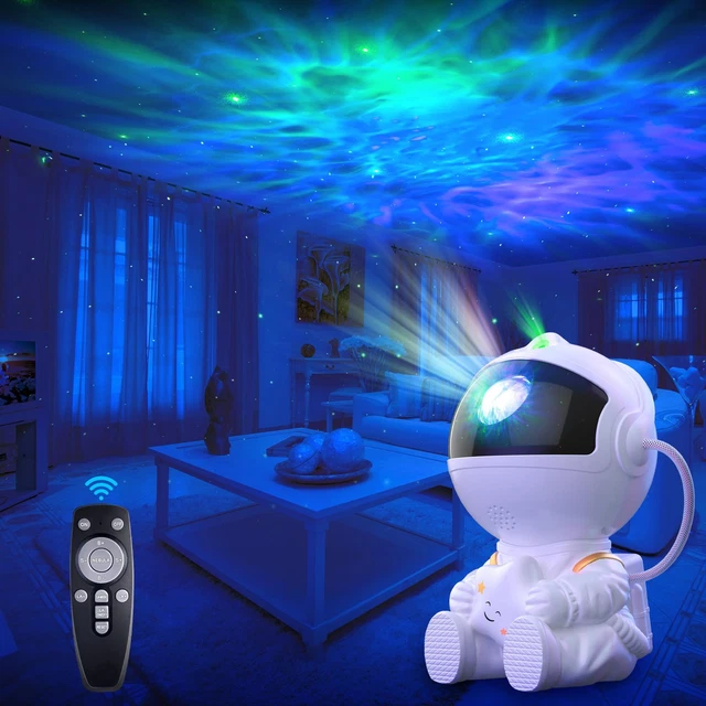 MEXLLEX ASTRONAUT GALAXY Projector Star Projector Night Light Spaceman ...