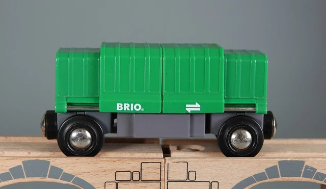 BRIO 33561 GREEN BOXCAR with CARGO for Thomas and Friends Wooden ...
