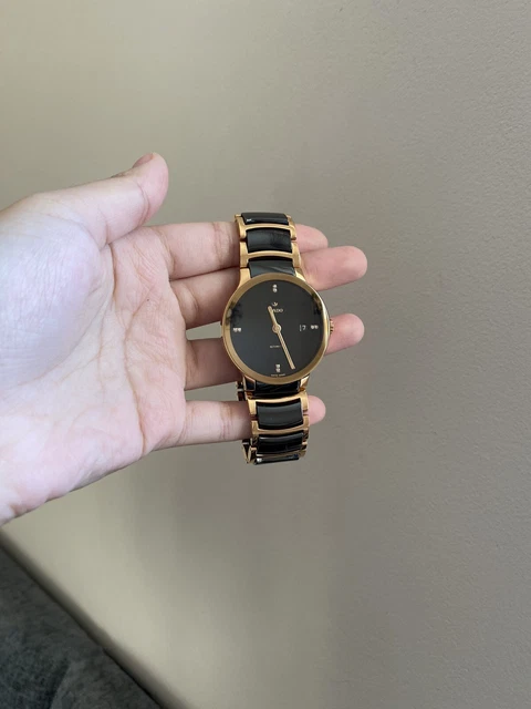 RADO CENTRIX WATCH Automatic Diamonds Rose Gold 38mm Watch R30036712 ...