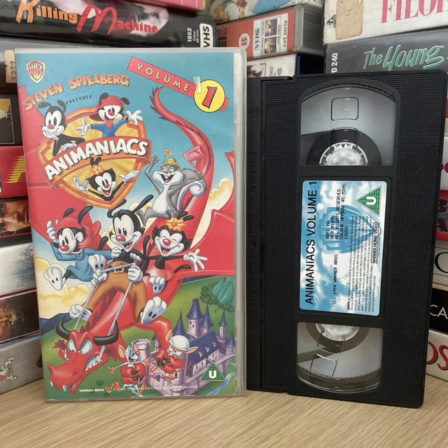 ANIMANIACS - VOLUME 1 - VHS - Steven Spielberg - Warner - 90s Cartoon £ ...