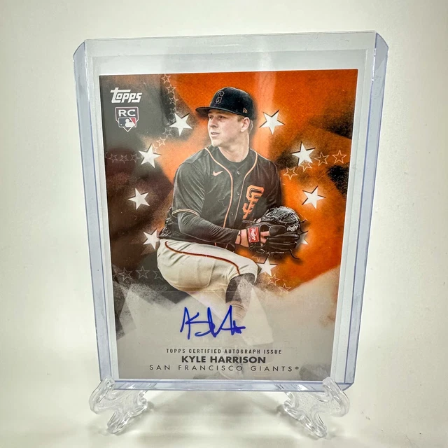 2024 TOPPS SERIES 1 Kyle Harrison Baseball Stars Rookie Auto #BSA-KHA ...