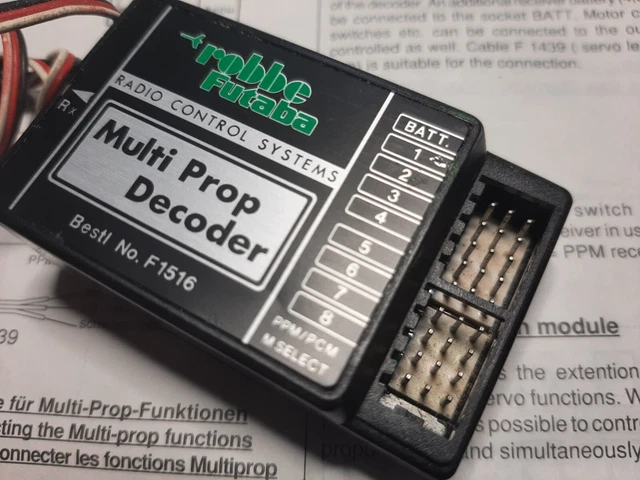 ROBBE FUTABA MULTI Prop Decoder F1516 F 14 15 FC 16 18 28 EUR 69,00 ...