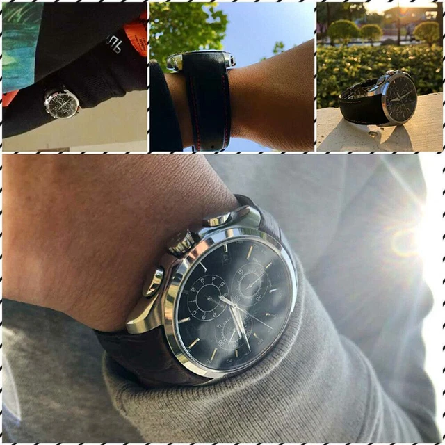 FOR TISSOT COUTURIER T035 Strap Watch Genuine Leather Wristwatch Band Watchband £28.88 - PicClick UK