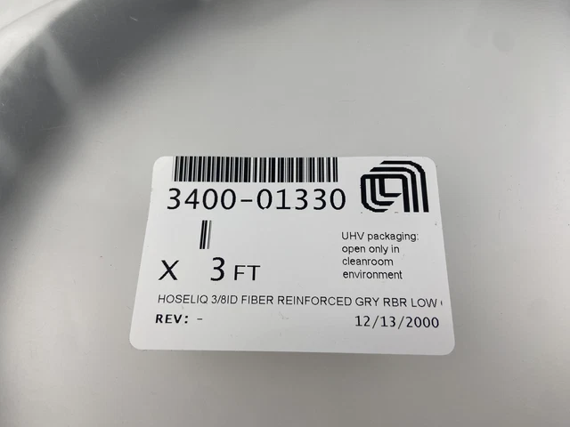 APPLIED MATERIALS/AMAT 3FT Reinforced Fiber Hose PN: 3400-01330 £57.45 ...