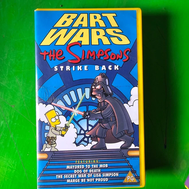 THE SIMPSONS STRIKE Back: BART WARS - Late 90's Cult! 4 VHS Full Length ...