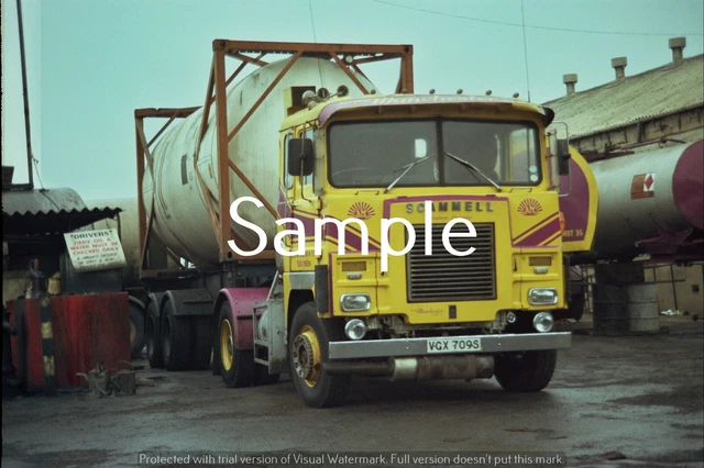 TRUCK PHOTOS SCAMMELL Crusader Artic Tank Cintainer Alfred Manchester £ ...