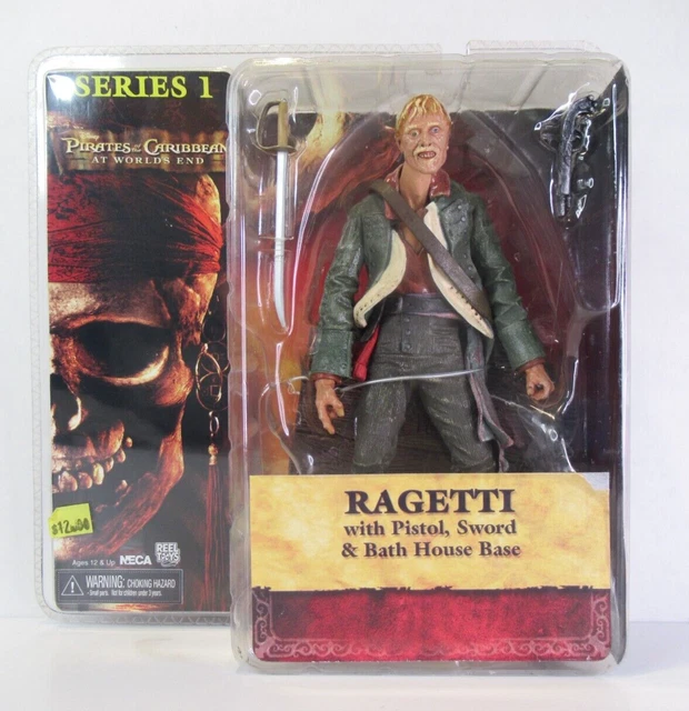 NECA PIRATES OF the Caribbean At World's End Ragetti Figur Serie 1 EUR ...