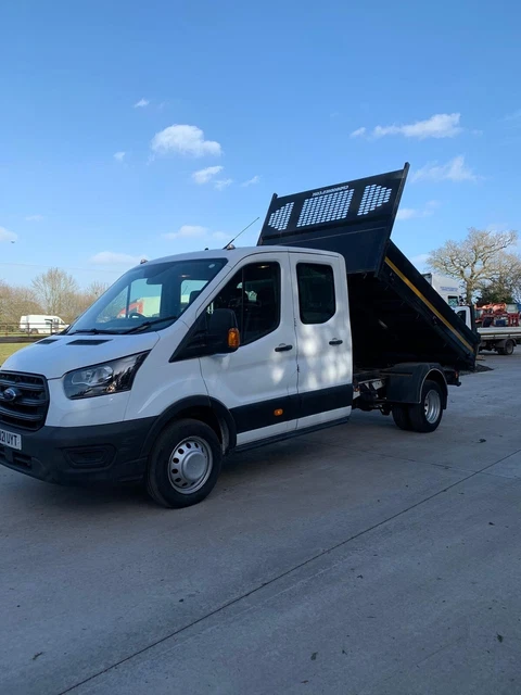 FORD TRANSIT DOUBLE Cab Tipper Twin Wheel Rwd 2021 Only 39,000 Miles ...