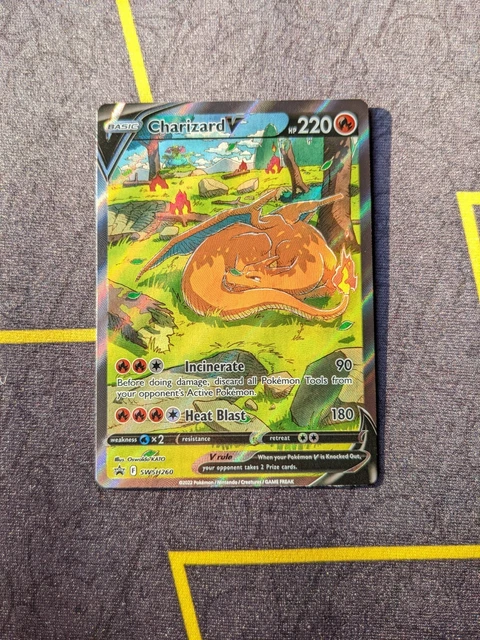 CHARIZARD V SWSH260 - Alternate Art Ultra Premium Collection Promo ...