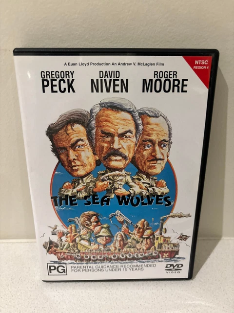 THE SEA WOLVES (DVD, 1980) Gregory Peck, Roger Moore. Region 4 $15.00 ...