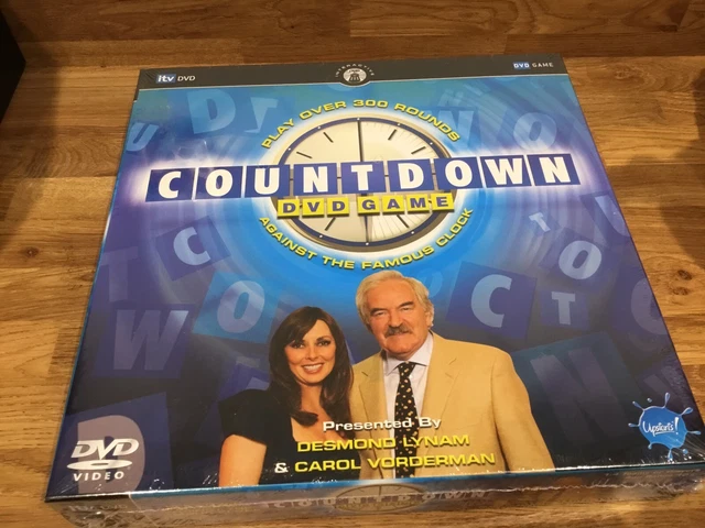 COUNTDOWN INTERACTIVE DVD Game Carol Vorderman Des Lynam New Sealed £12 ...