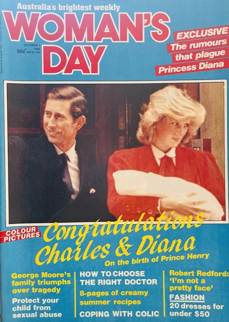 WOMAN’S DAY MAGAZINE Australian 1984 October Robert Redford Jamie Farr ...