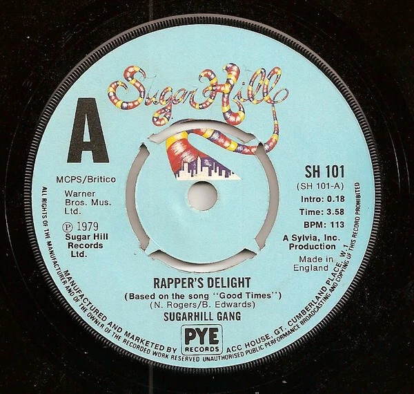 SUGARHILL GANG - Rapper's Delight (7", Single, Kno) EUR 23,10 - PicClick FR