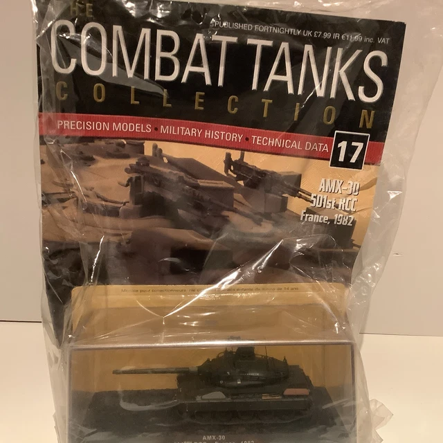 DEAGOSTINI COMBAT TANKS Collection Magazine Issue 17 & AMX-30 501st RCC ...