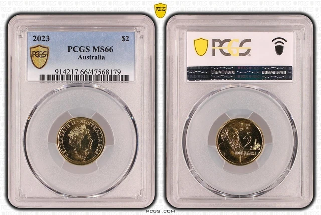 AUSTRALIA 2023 ABORIGINAL Elder Two Dollars $2 Coin PCGS MS66 #8179 EUR 33,10 - PicClick FR