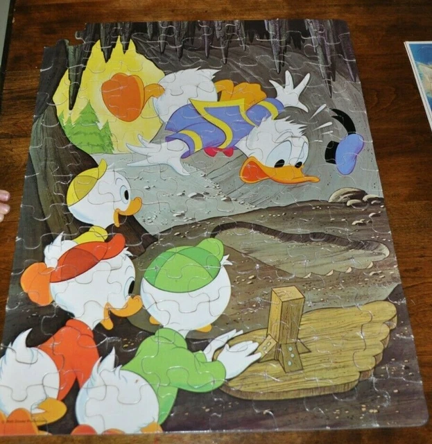 DONALD DUCK 100 Piece Puzzle Disney Huey, Dewey & Louie Whitman 1980 ...