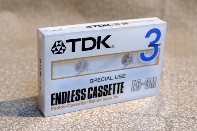 RARE TDK EC-3M BLANK Endless Audio Cassette Tape; New; Sealed £10.50 - PicClick UK