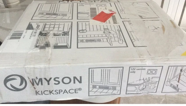 NEW MYSON KICKSPACE remote controlled plinth heater £89.00 - PicClick UK